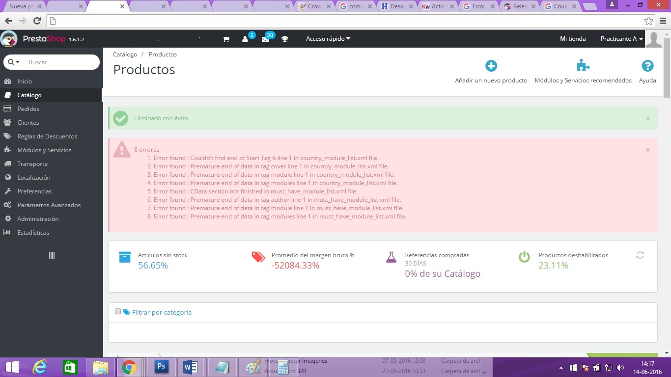 Error Xml Prestashop 1612 Configuring And Using Prestashop Prestashop Forums 7302