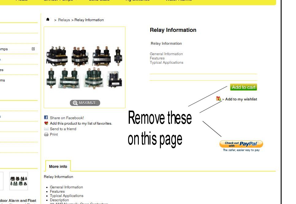Removing Add To Cart Button Configuring And Using Prestashop 2010