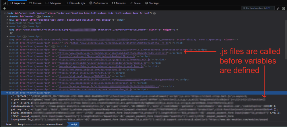 Move javascript after variable declaration - General topics - PrestaShop Forums