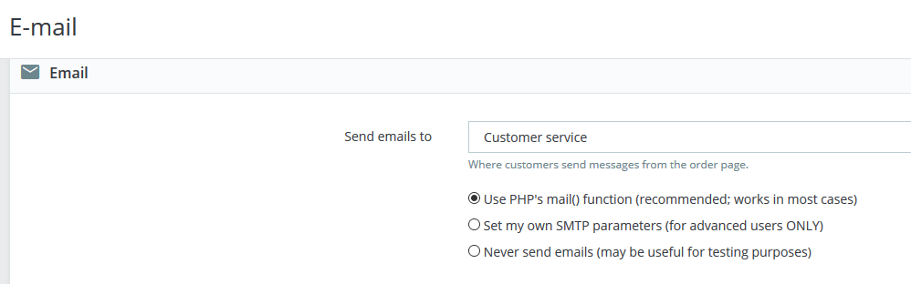 How can I disable all mails - Configuring and using PrestaShop - PrestaShop Forums