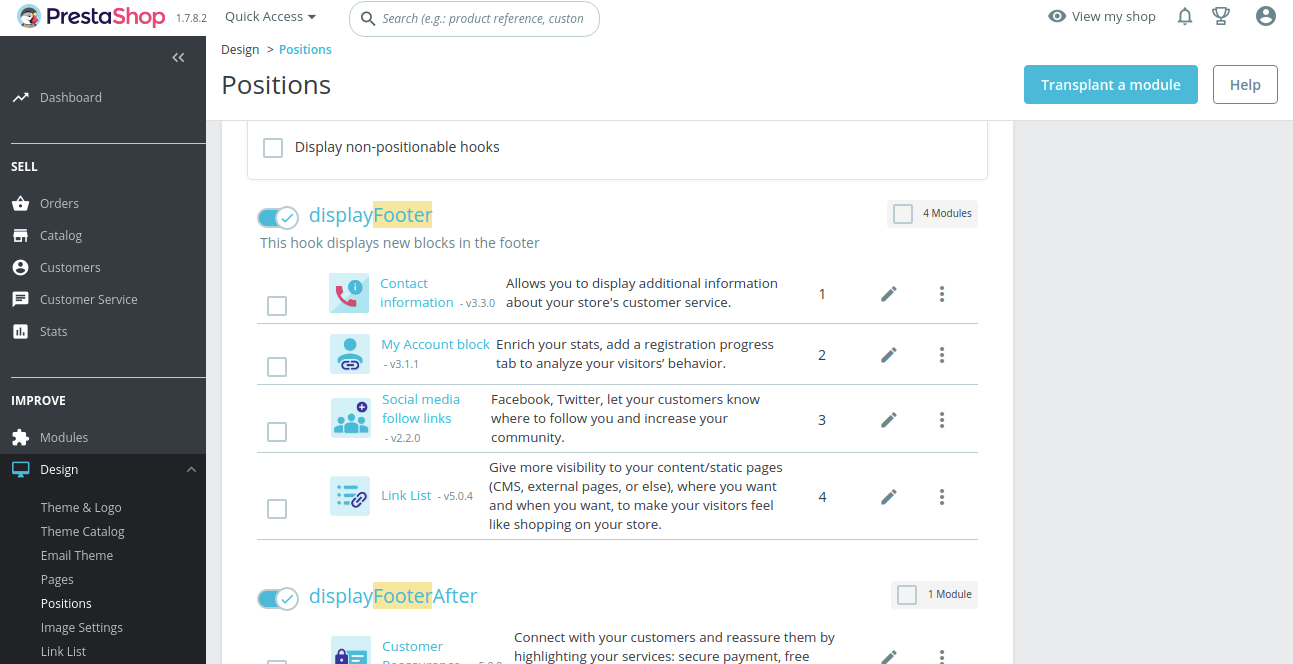 Prestashop Free Theme Classic Dont Show The Footer Settings Already Enable It General Topics 