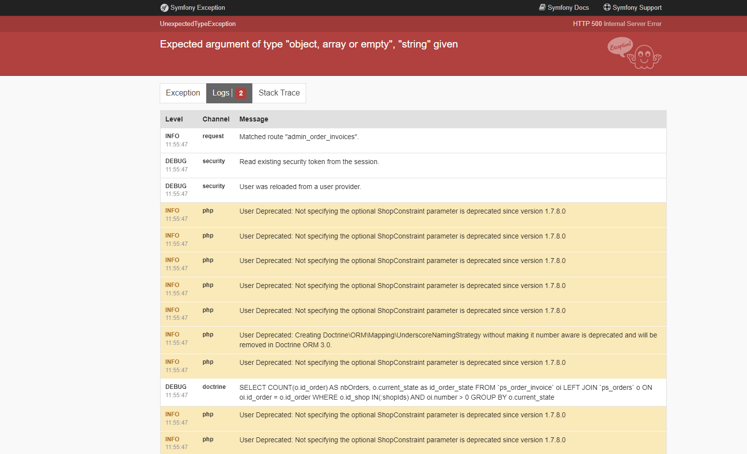 Expected Argument Of Type Object Array Or Empty String Given General Topics Prestashop 5259
