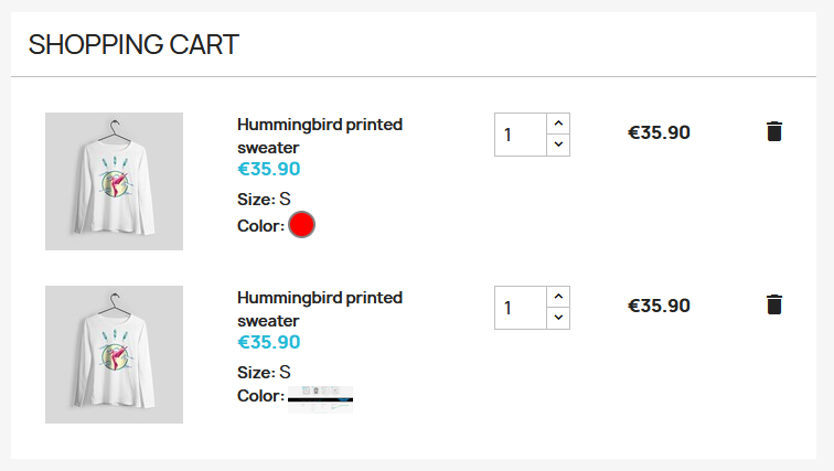 Color attribute image in cart summary - Core developers - PrestaShop Forums