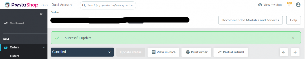 How to just change order 'status' in BO/orders - Core developers - PrestaShop Forums