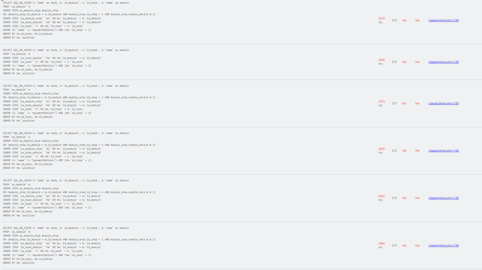1785 Backoffice Very Slow Notification And Adminstat Bug Reports Prestashop Forums