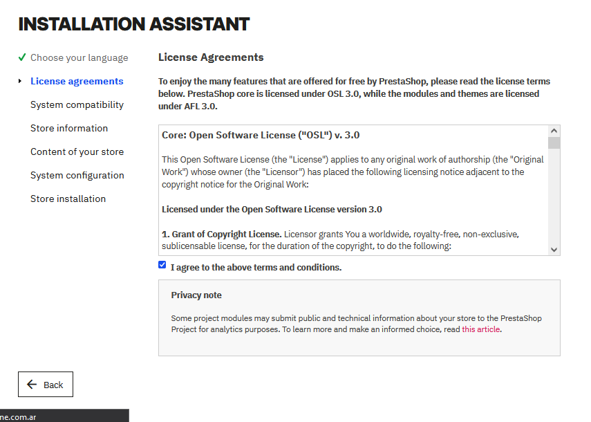 Error On Install Index Php Installing Prestashop For The First Time Prestashop Forums